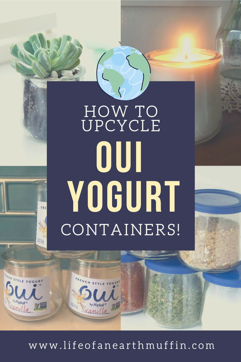 Easy Ways to Upcycle Old Oui Yogurt Containers!